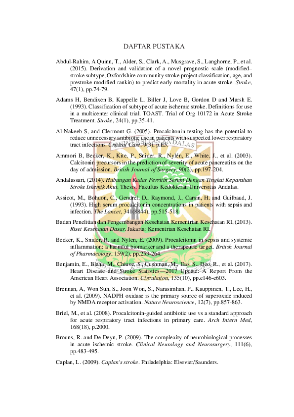 (PDF) Hubungan kadar prokalsitonin serum dengan severitas stroke ...