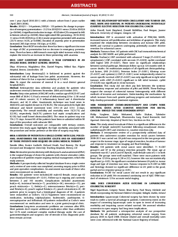 (PDF) Loop ileostomy reversal: 5 year experience in an English rural ...
