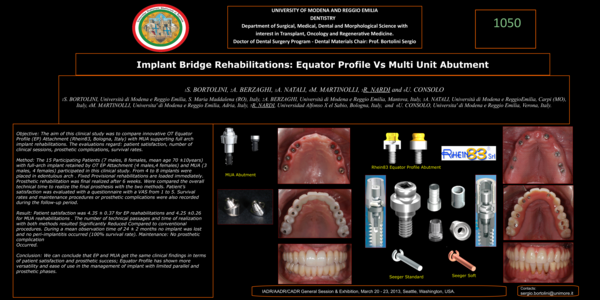 (PDF) Implant Bridge Rehabilitations: Equator Profile Vs Multi Unit ...