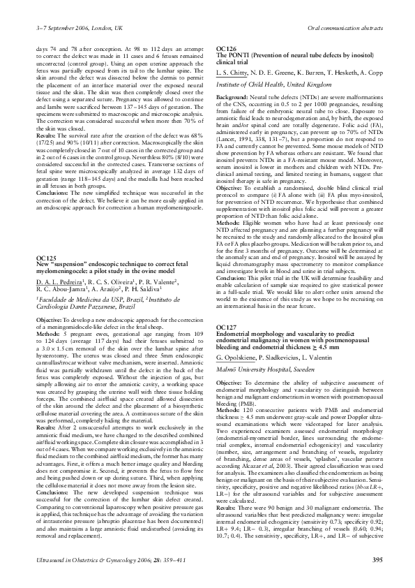 (PDF) OC125: New “suspension” endoscopic technique to correct fetal ...