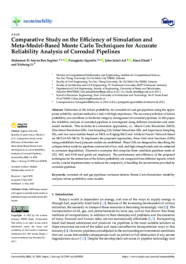 (PDF) Comparative Study on the Efficiency of Simulation and Meta-Model-Based Monte Carlo ...