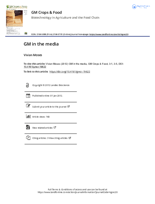(PDF) GM in the media