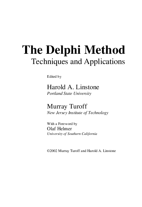 (PDF) He Delphi Method