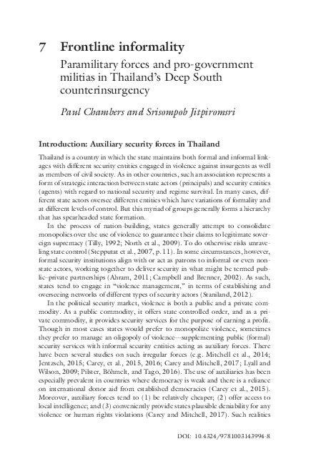 (PDF) Frontline informality