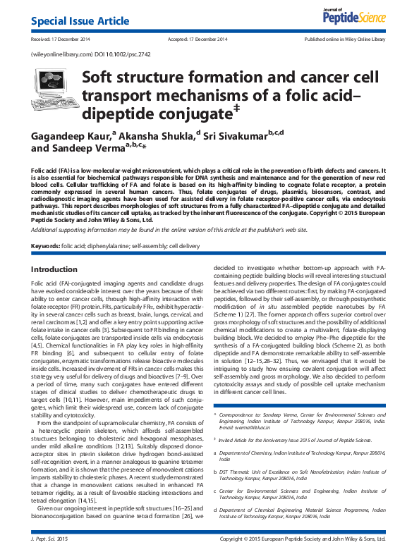 (PDF) Soft structure formation and cancer cell transport mechanisms of ...