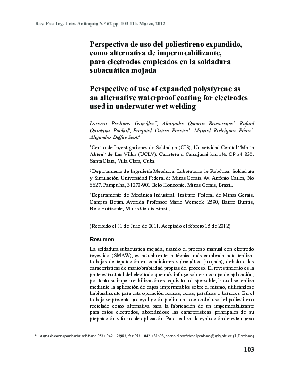 (PDF) Perspective of use of expanded polystyrene as an alternative ...
