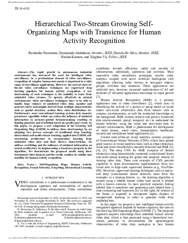 (PDF) Hierarchical Two-Stream Growing Self-Organizing Maps With Transience for Human Activity ...