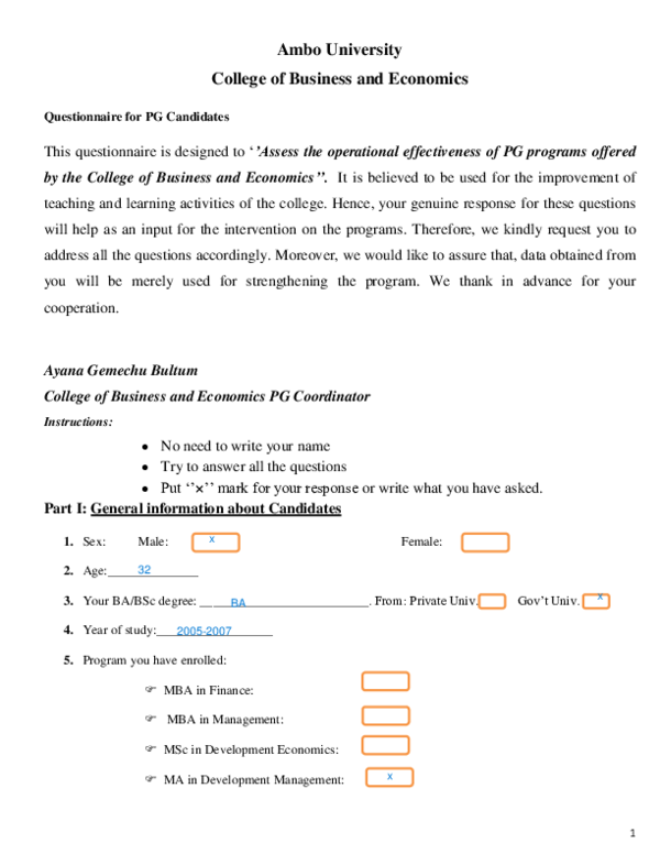 (PDF) Questionnaire-new