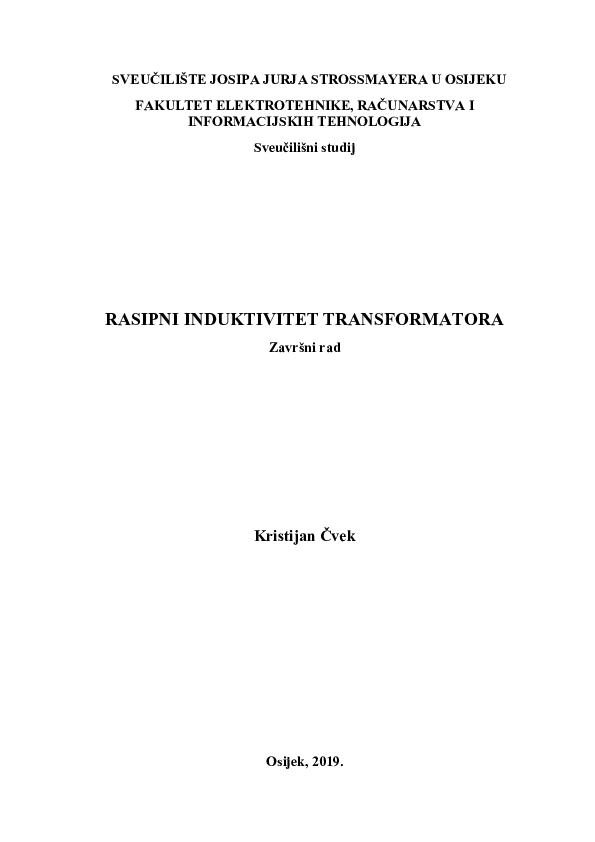 (PDF) Transformer leakage inductance