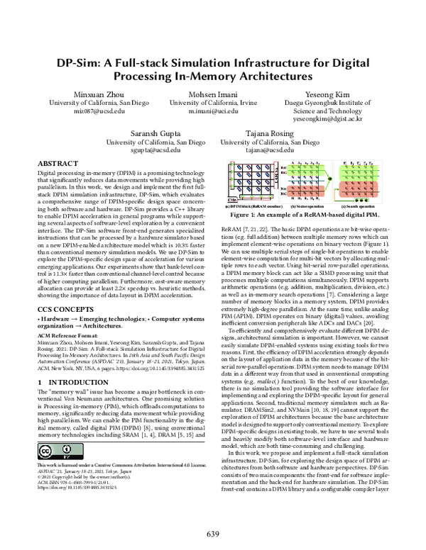 (PDF) DP-Sim | Saransh Gupta - Academia.edu