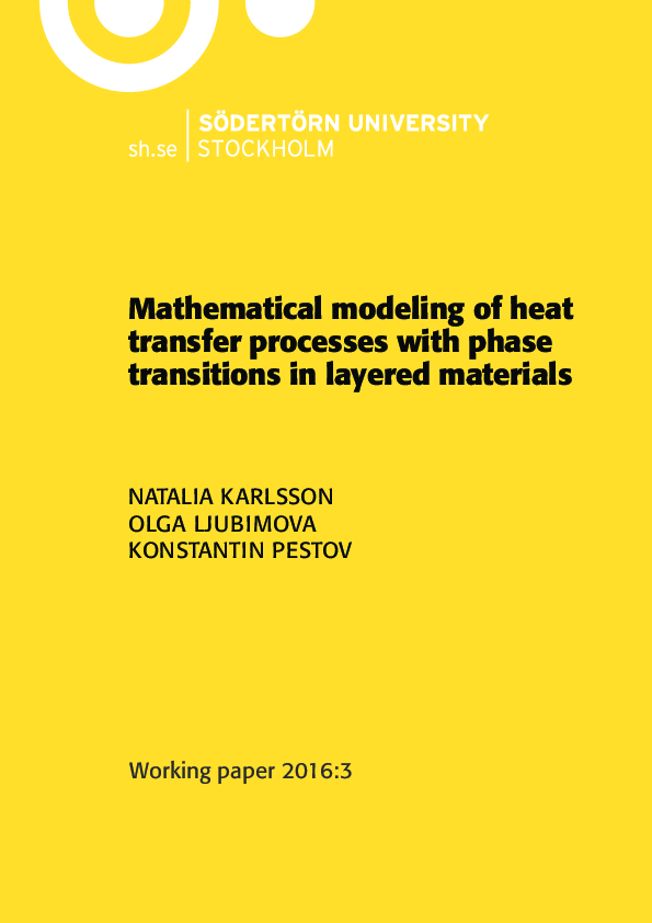 (PDF) Mathematical modeling of heat transfer processes with phase ...