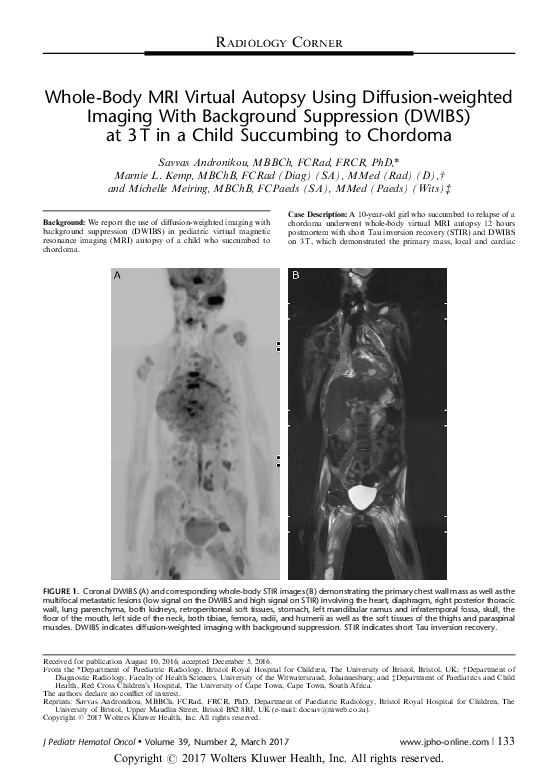 (PDF) Whole-Body MRI Virtual Autopsy Using Diffusion-weighted Imaging ...