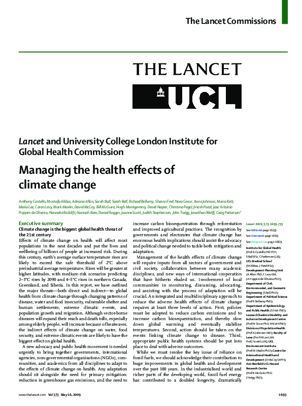(PDF) The Lancet Commissions