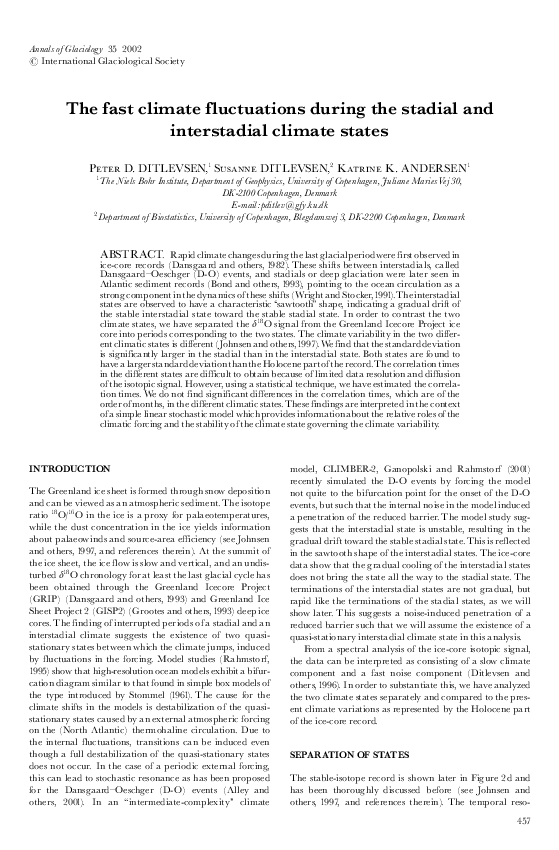 (PDF) 2002: The fast climate fluctuations during the stadial and ...