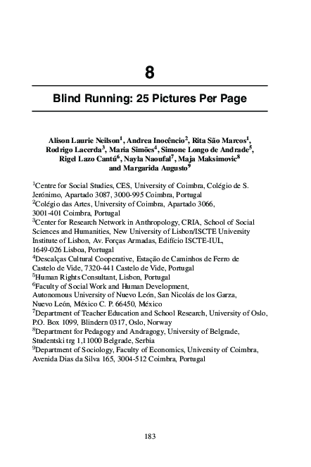 (PDF) Blind Running: 25 Pictures Per Page