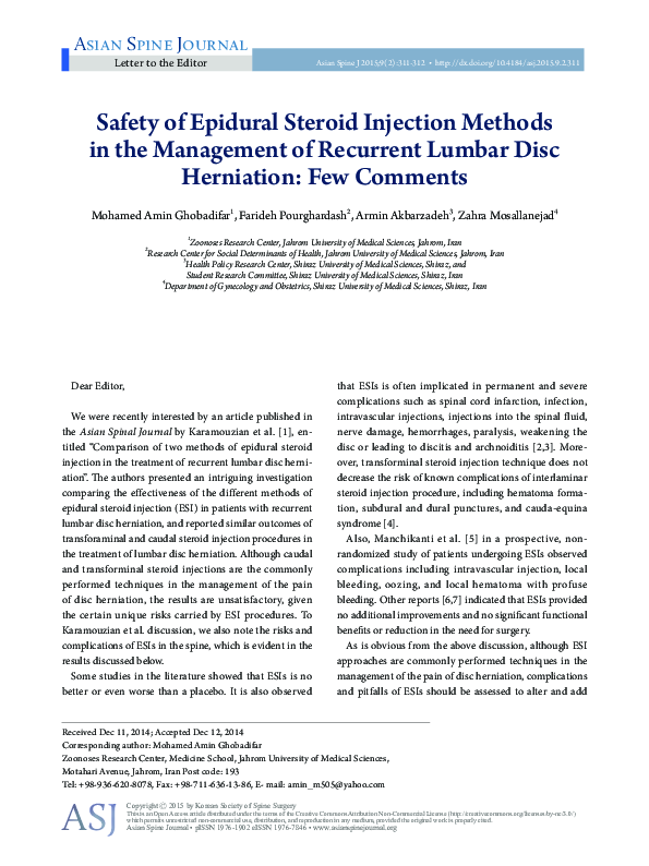 (PDF) Asian Spine Journal