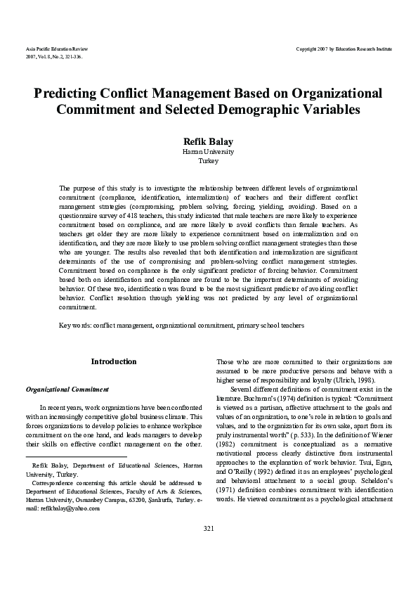 (PDF) Organizational Commitment