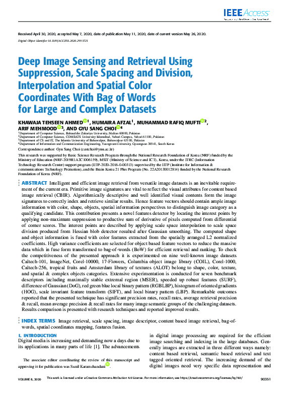 (PDF) Deep Image Sensing and Retrieval Using Suppression, Scale Spacing ...