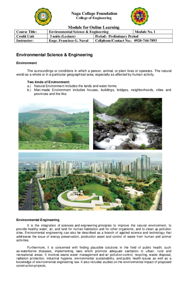 (PDF) Naga College Foundation College of Engineering Module for Online ...