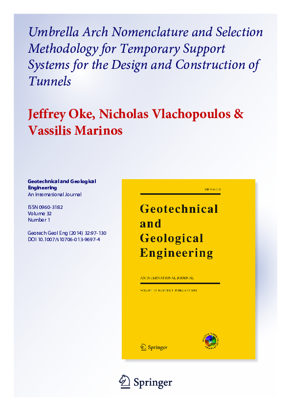 (PDF) Umbrella Arch Nomenclature and Selection Methodology for ...