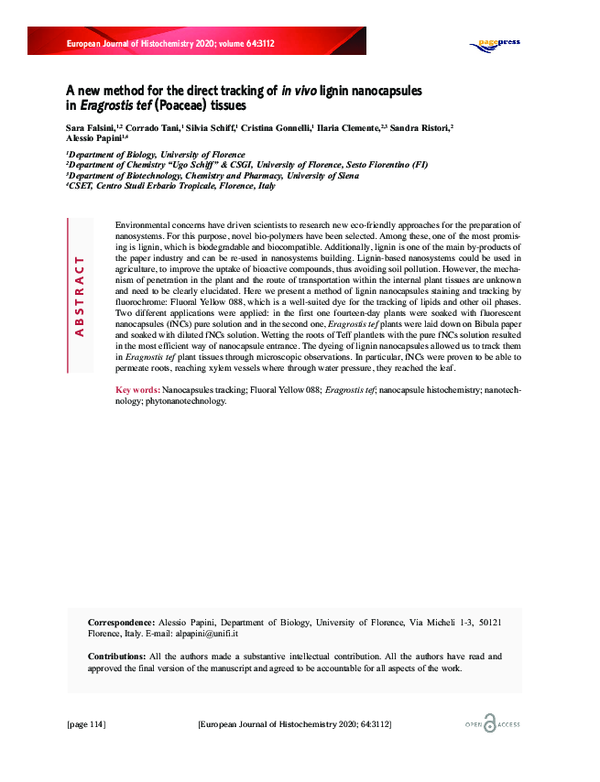 (PDF) A new method for the direct tracking of in vivo lignin ...