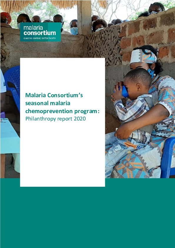 (PDF) Malaria Consortium ’ s seasonal malaria chemoprevention program ...