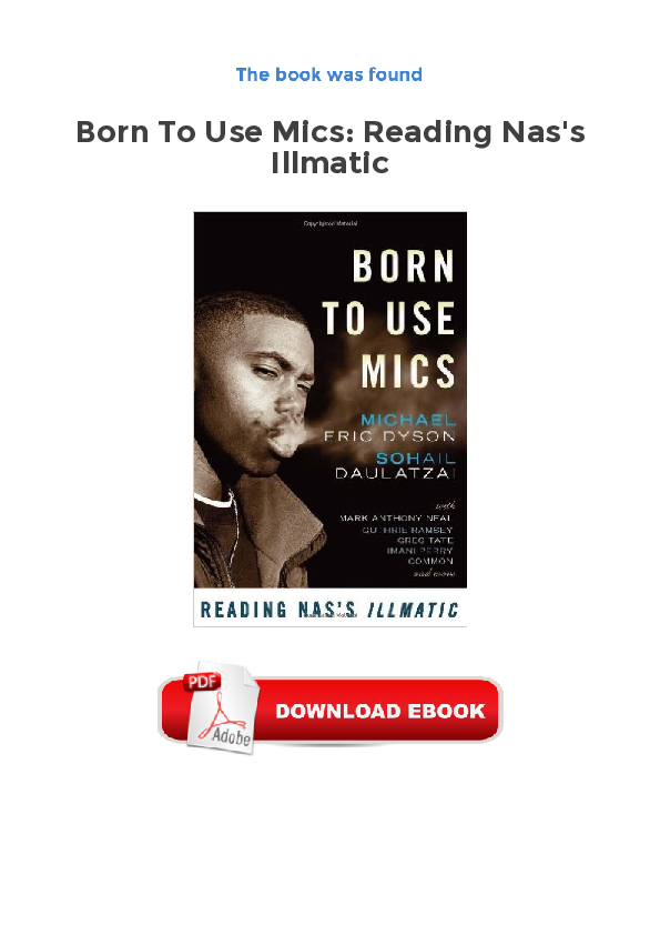 (PDF) Born to use mics: reading Nas's Illmatic