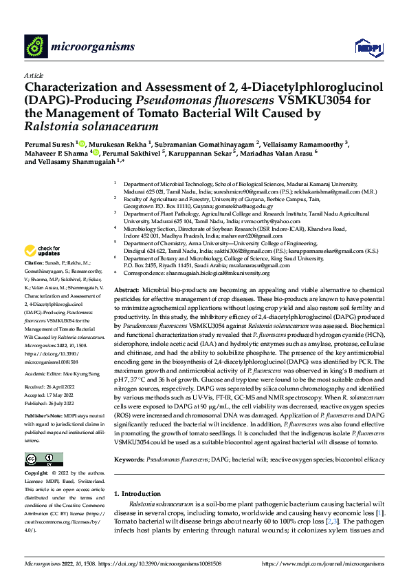 (PDF) Characterization and Assessment of 2, 4-Diacetylphloroglucinol ...