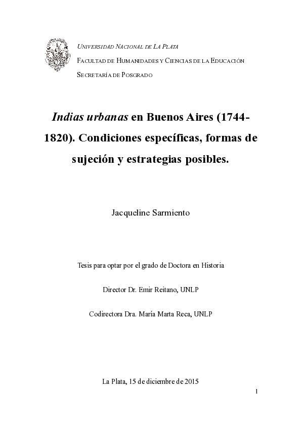 (PDF) Indias urbanas en Buenos Aires (1744-1820)