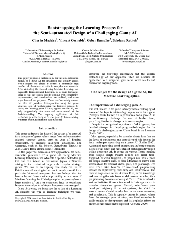 (PDF) Bootstrapping the learning process for the semi-automated design ...