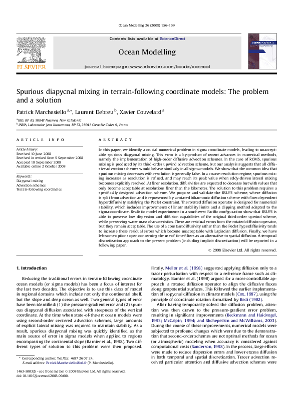 (PDF) Spurious diapycnal mixing in terrain-following coordinate models ...