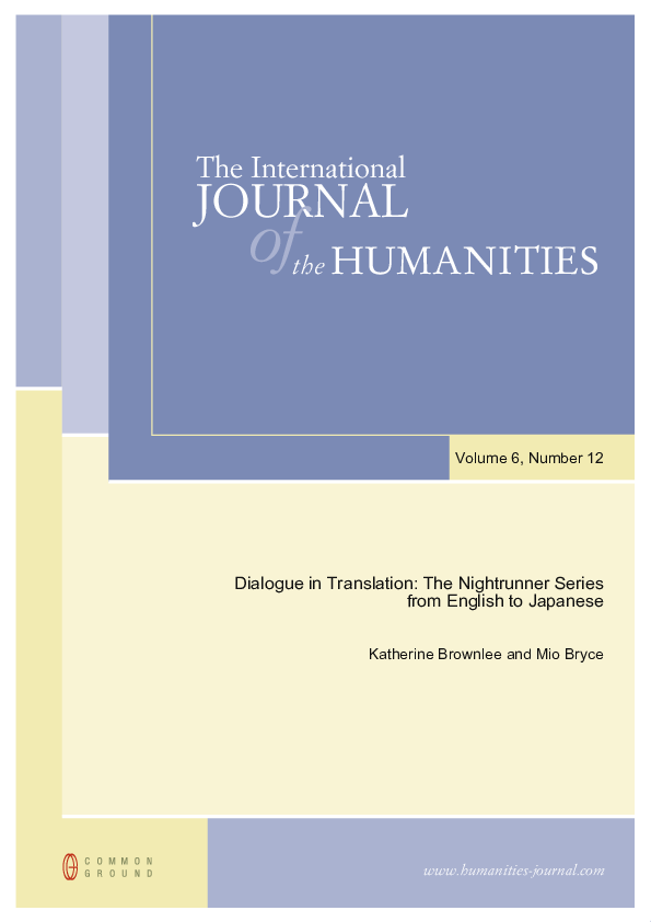 (PDF) Dialogue in Translation