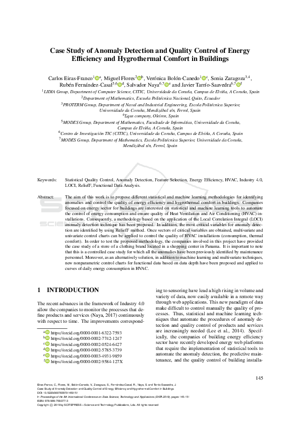 (PDF) Case Study of Anomaly Detection and Quality Control of Energy ...