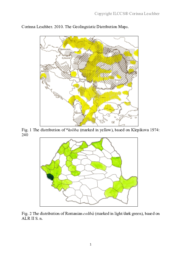 (PDF) Corinna Leschber 2010. The Geolinguistic Distribution Maps.