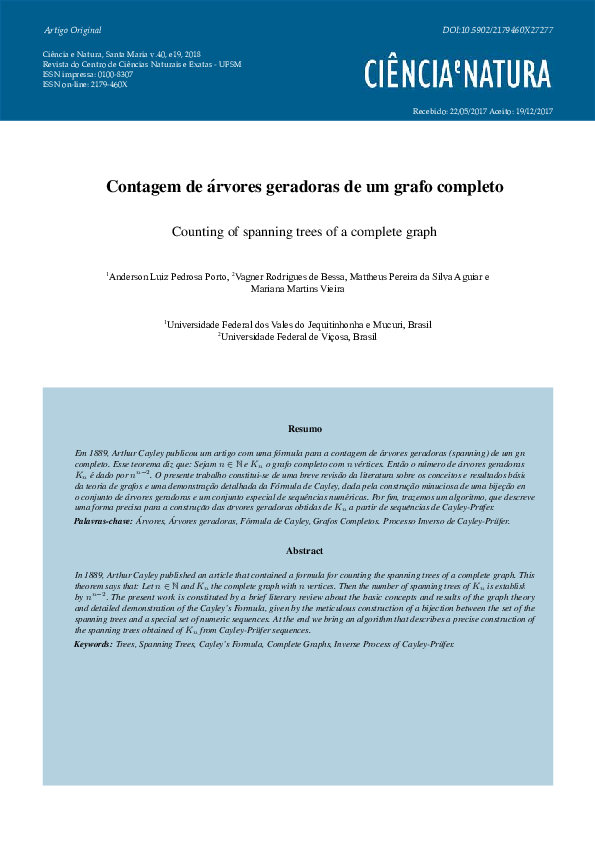 (PDF) Counting of spanning trees of a complete graph