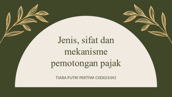 (PPT) Pph, potongan dan pungutan ppt