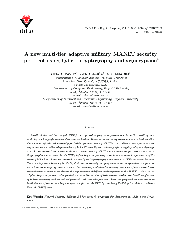 (PDF) A new security protocol using hybrid cryptography algorithms