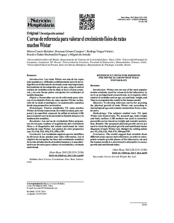 (PDF) [Reference curves for assessing the physical growth of male ...