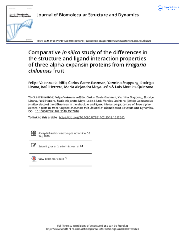 (PDF) Comparative in silico study of the differences in the structure and ligand interaction ...