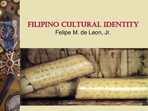 (PDF) FILIPINO CULTURAL IDENTITY