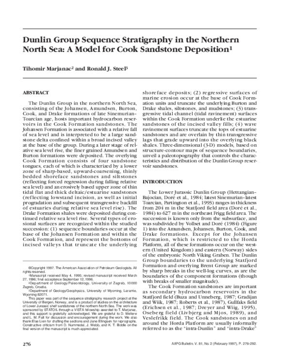 (PDF) Dunlin Group Sequence Stratigraphy in the Northern North Sea: A ...