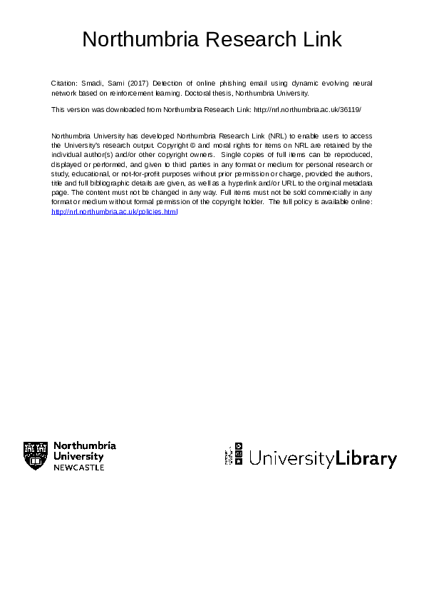 Pdf Detection Of Online Phishing Email Using Dynamic Evolving Neural
