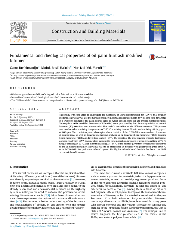 (PDF) Fundamental and rheological properties of oil palm fruit ash ...
