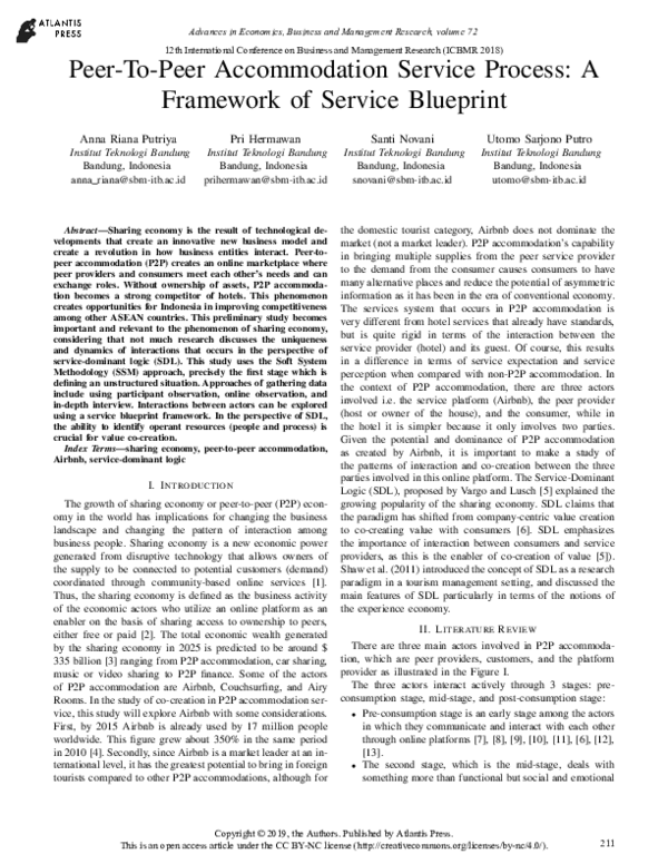 (PDF) Peer-to-Peer Accomodation Service Process: A Framework of Service ...
