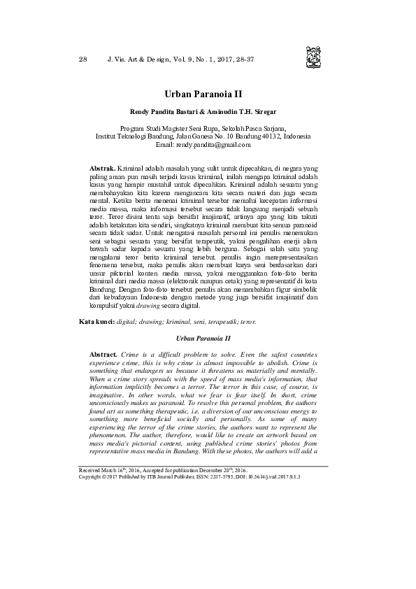 (PDF) Urban Paranoia II