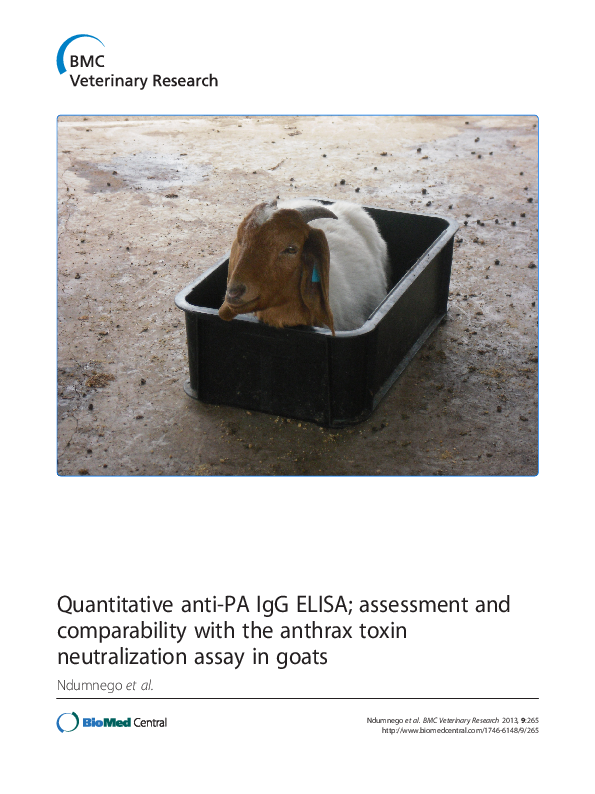(PDF) Quantitative anti-PA IgG ELISA; assessment and comparability with ...