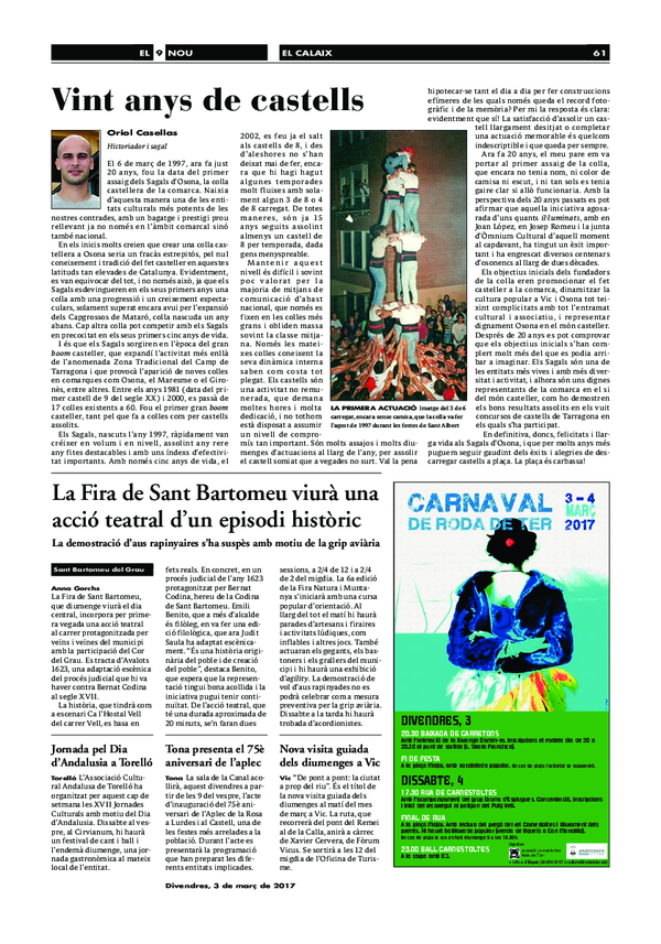 (PDF) Vint anys de castells | Oriol Casellas Domènech and Oriol ...