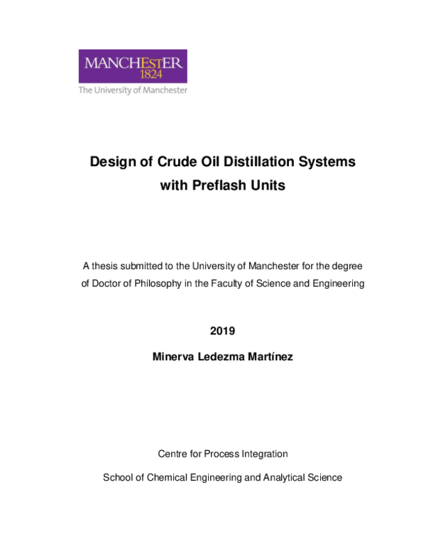 (PDF) Simulation–Optimization-Based Design of Crude Oil Distillation ...