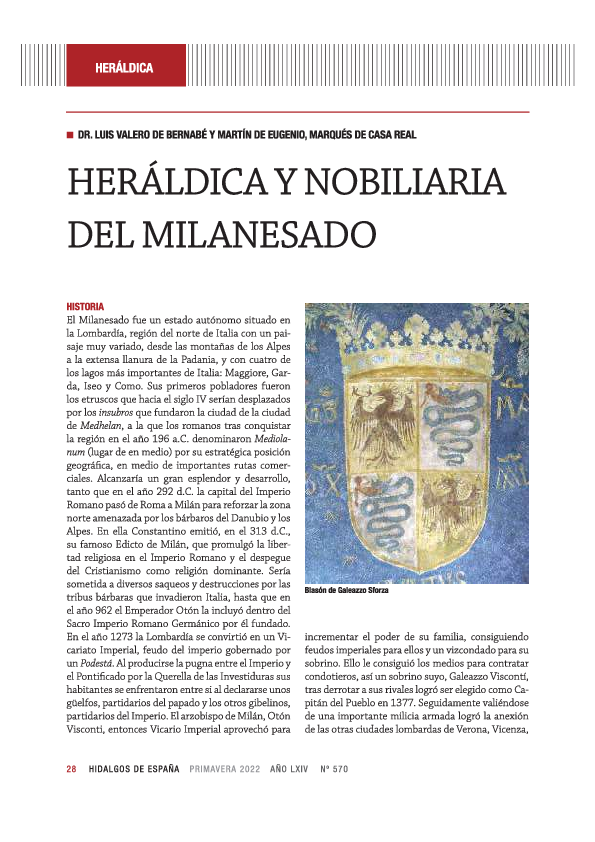 (PDF) Milan: Historia, Nobleza y Heraldica