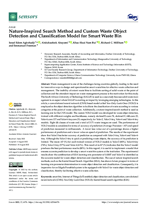(PDF) Nature-Inspired Search Method and Custom Waste Object Detection ...